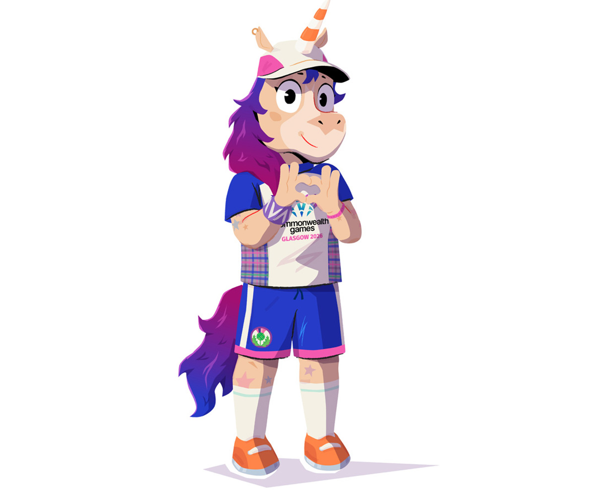 Magic moment: Official Glasgow 2026 mascot Finnie unveiled